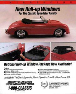 Classic Motor Carriages (CMC) – Speedsters